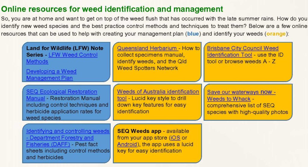 Online guide to weeds – Queensland Science Network